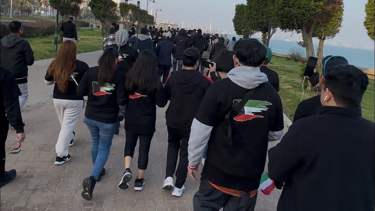 KUWAIT NATIONAL DAY CELEBRATION THRU BY CARIBOU #kuwait #beach - YouTube