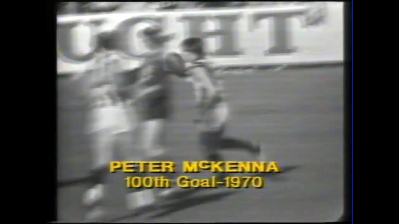 Peter McKenna's 100th goal 1971 - Against Fitzroy at Junction Oval ...