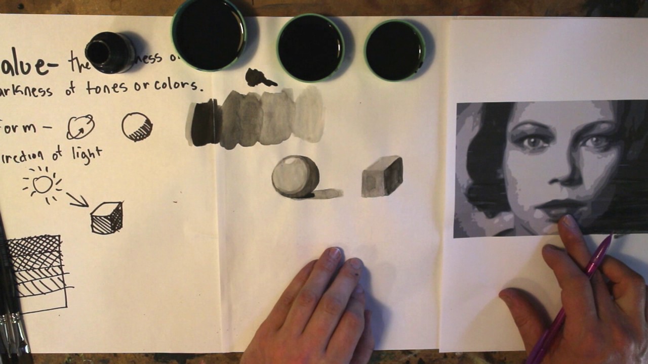 Beginning Painting: Lesson One - Seeing Values - YouTube