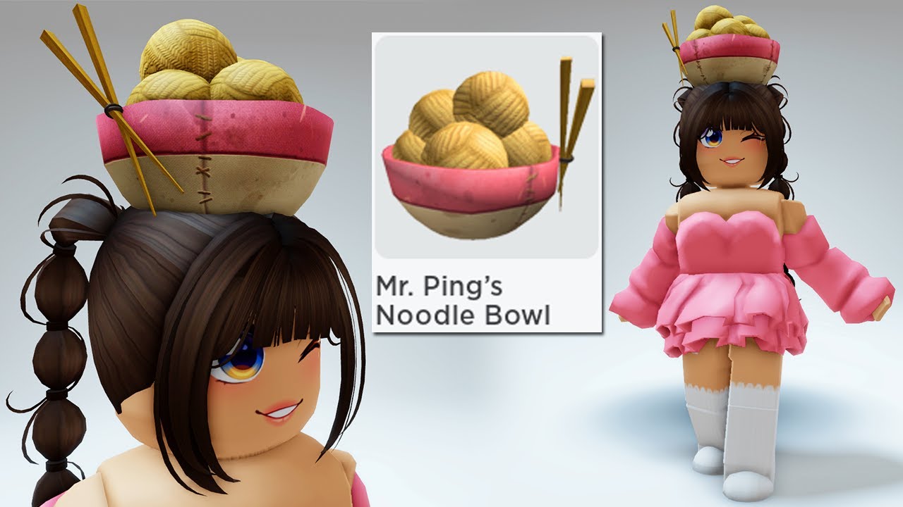 *HURRY* GET THIS FREE NOODLE BOWL HAT NOW 😲 Roblox Kung Fu Panda 4 OBBY ...