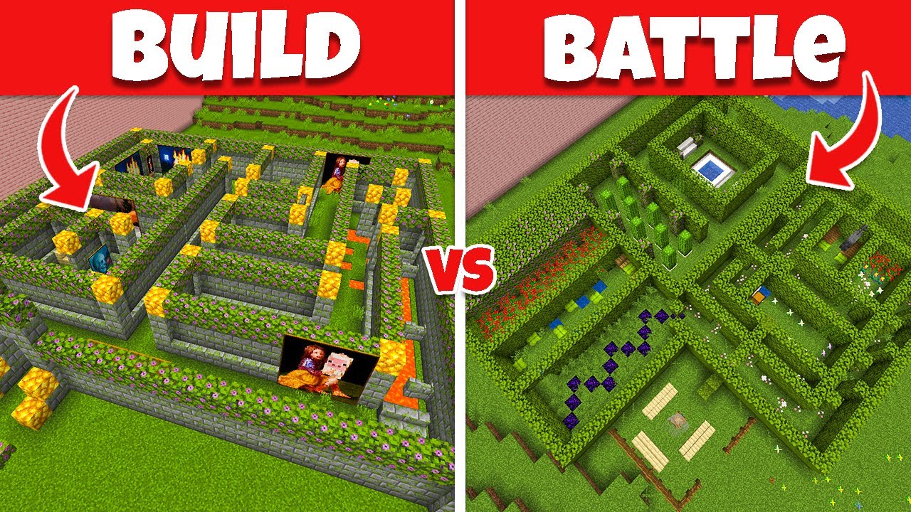 Building a Garden Maze | Minecraft Build Battle - YouTube