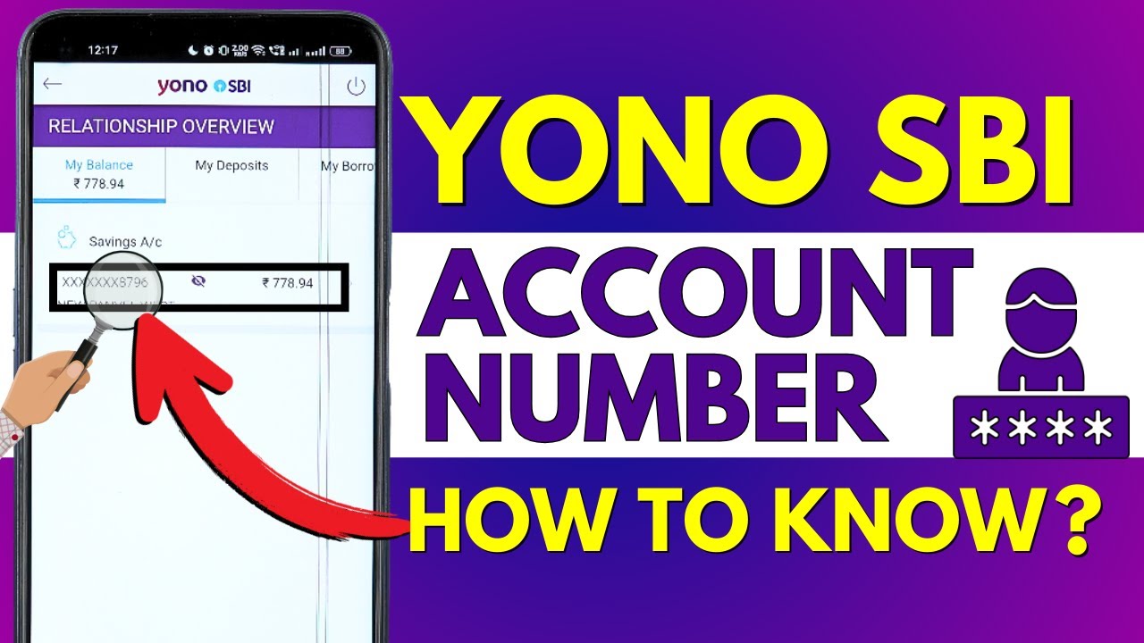 How to Find Account Number in YONO SBI App? YONO SBI Account Number ...