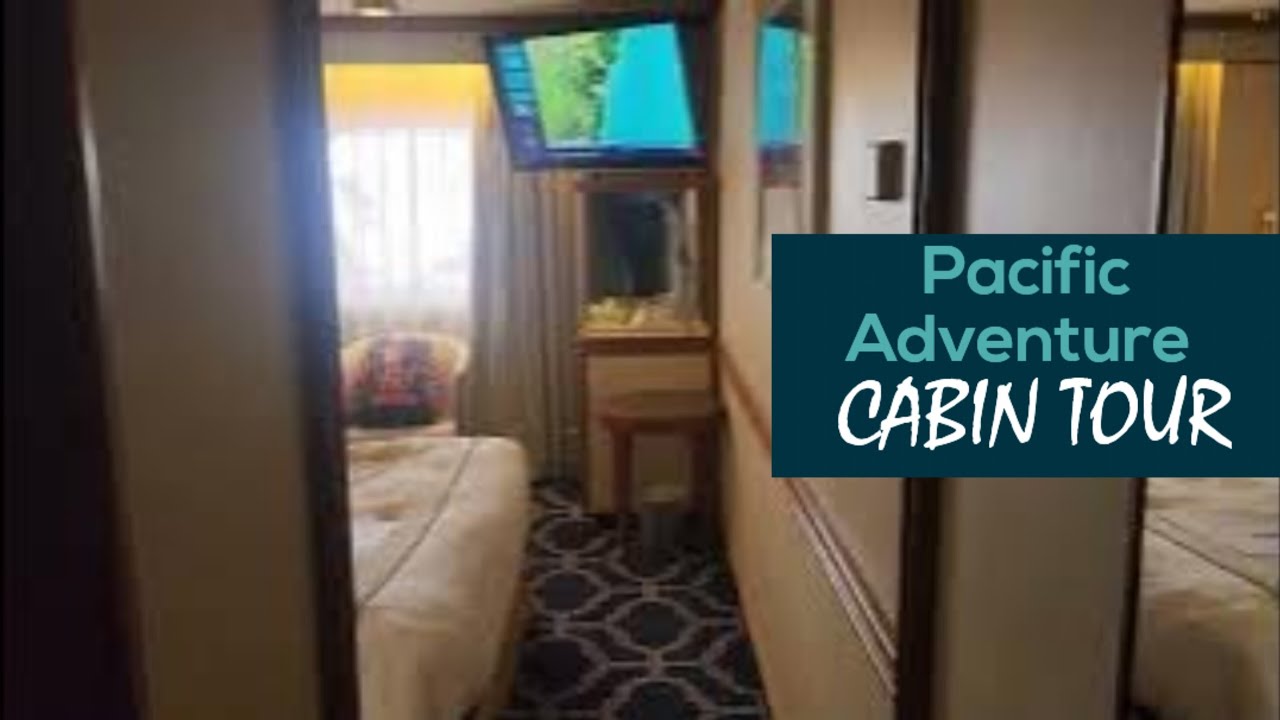 A obstructive view cabin onboard the Pacific Adventure Cabin 8328 - YouTube