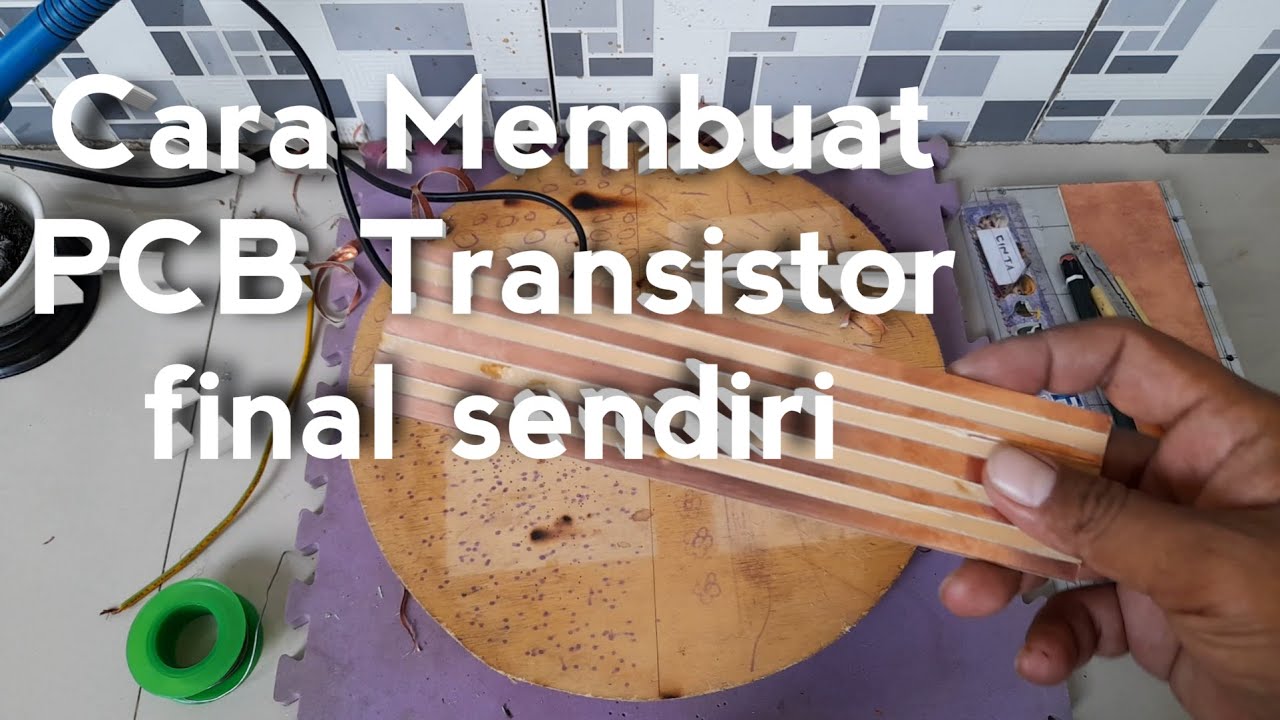 Cara mudah membuat pcb final - YouTube