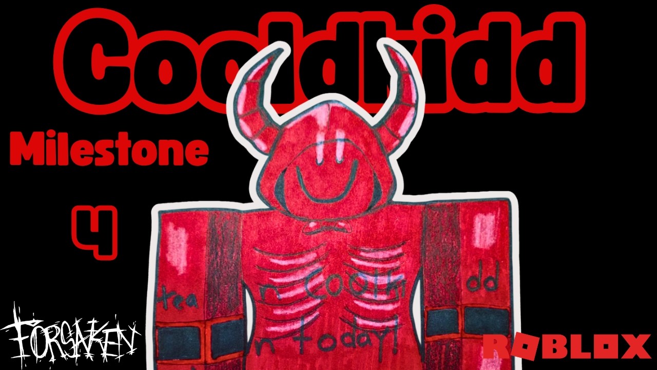 Como DIBUJAR a COOLKID Milestone 4 con Cuernos de FORSAKEN (Roblox) How ...