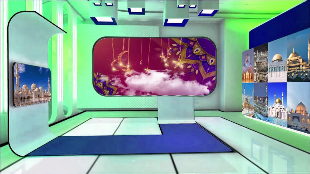 Free Islamic Green Screen Studio, Islamic Green Screen Effects - YouTube