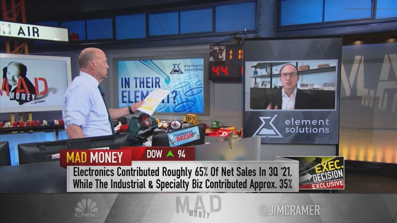 Element Solutions CEO on how EV growth benefits the specialty chemicals ...