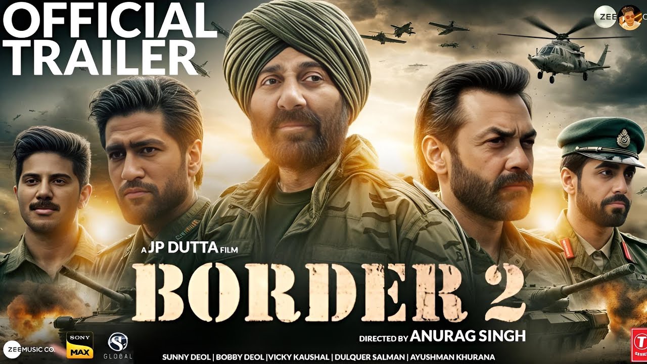 Sunny Deol Border 2 Movie Trailer | Border 2 Release Date | Border 2 ...