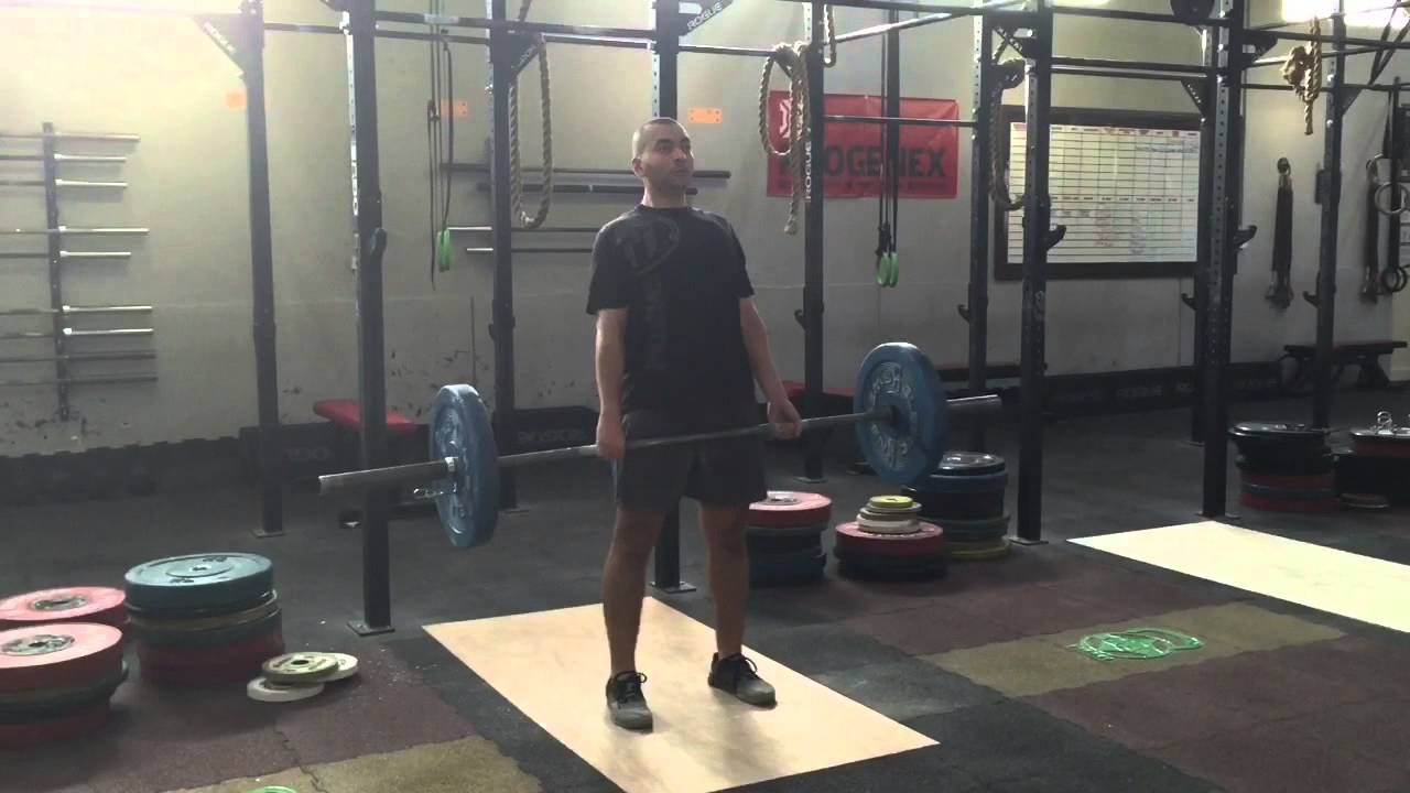 Crossfit Romanian deadlift - YouTube