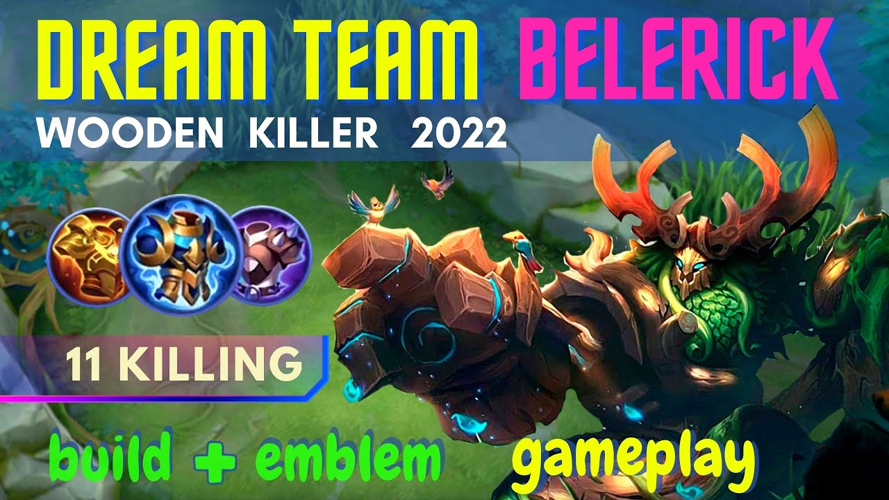 BELERICK 2022 TANK/ASSASSIN EMBLEM AND BUILD GAMEPLAY MLBB - YouTube
