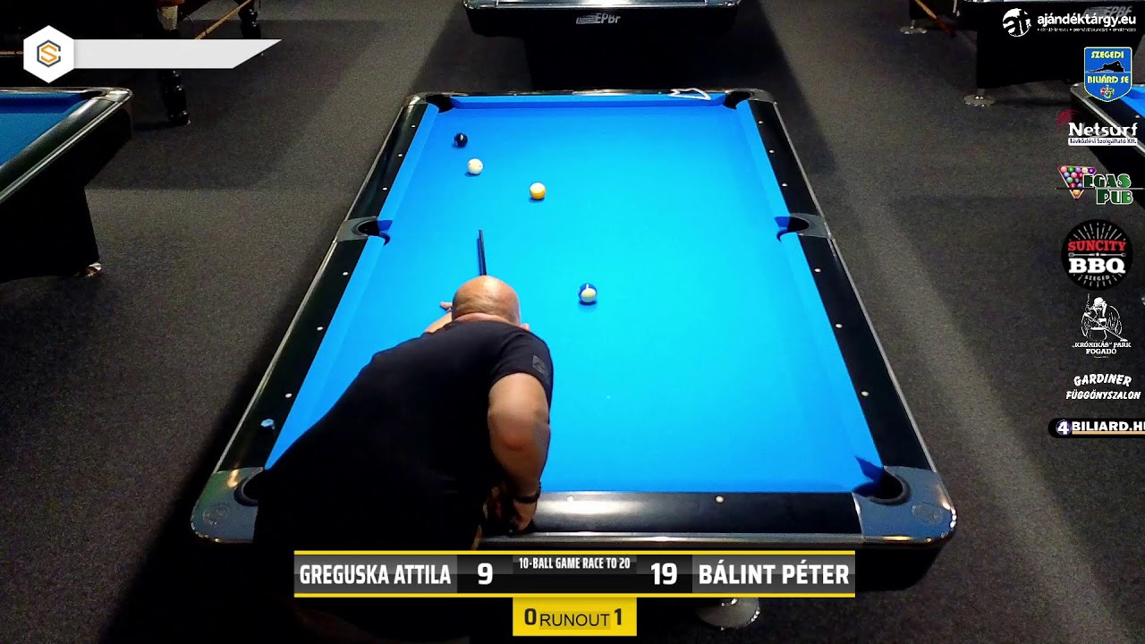 10-ball challenge (Greguska Attila - Bálint Péter) - YouTube