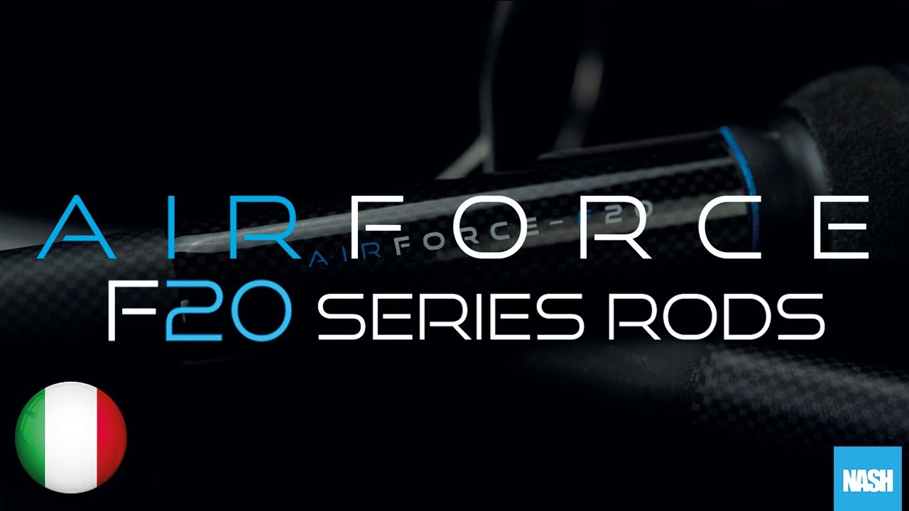 Nash AirForce F20 Series Rod Range ITA - YouTube
