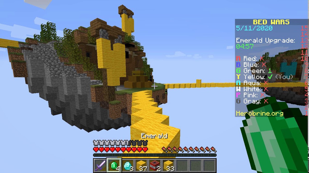 minecraft bedwars pro gameplay part 2 - YouTube