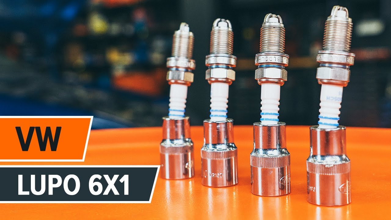 How to change spark plug on VW LUPO 6x1 [TUTORIAL AUTODOC] - YouTube