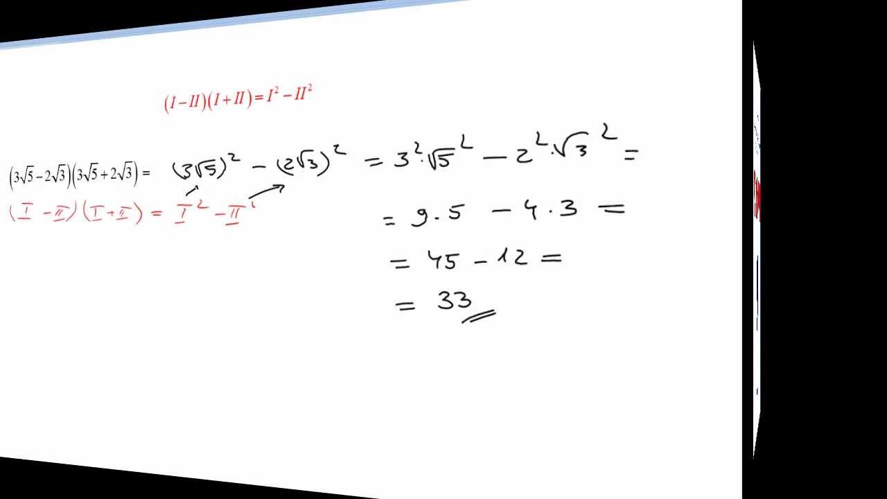 razlika kvadrata sa korijenima - Matematika 8 zbirka potpuno riješenih ...