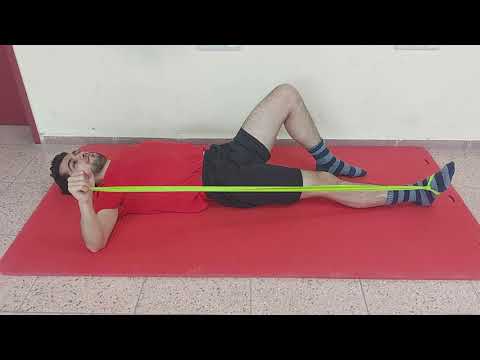 EKSANTRİK- EGZERSİZ BANDI İLE DIŞA ÇEVİRME EGZERSİZİ