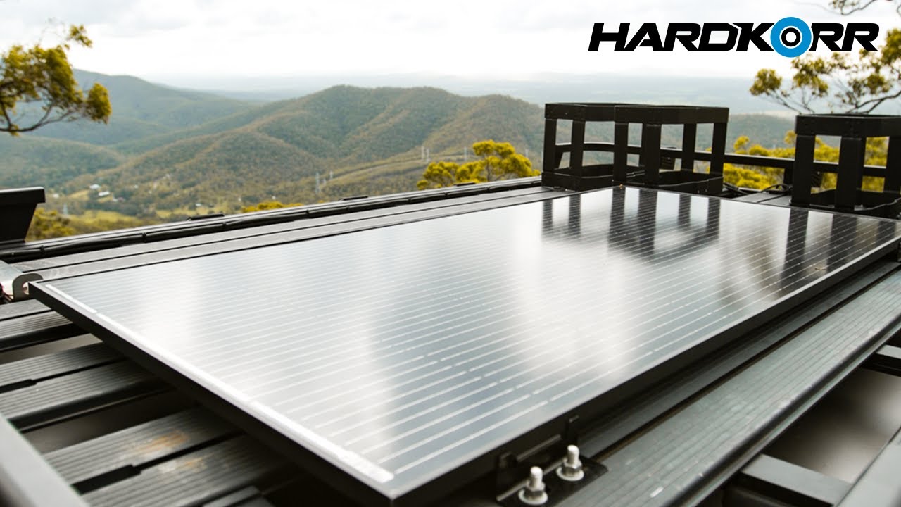 How To Mount Your 170W Fixed Solar Panel With The Hardkorr Mounting ...