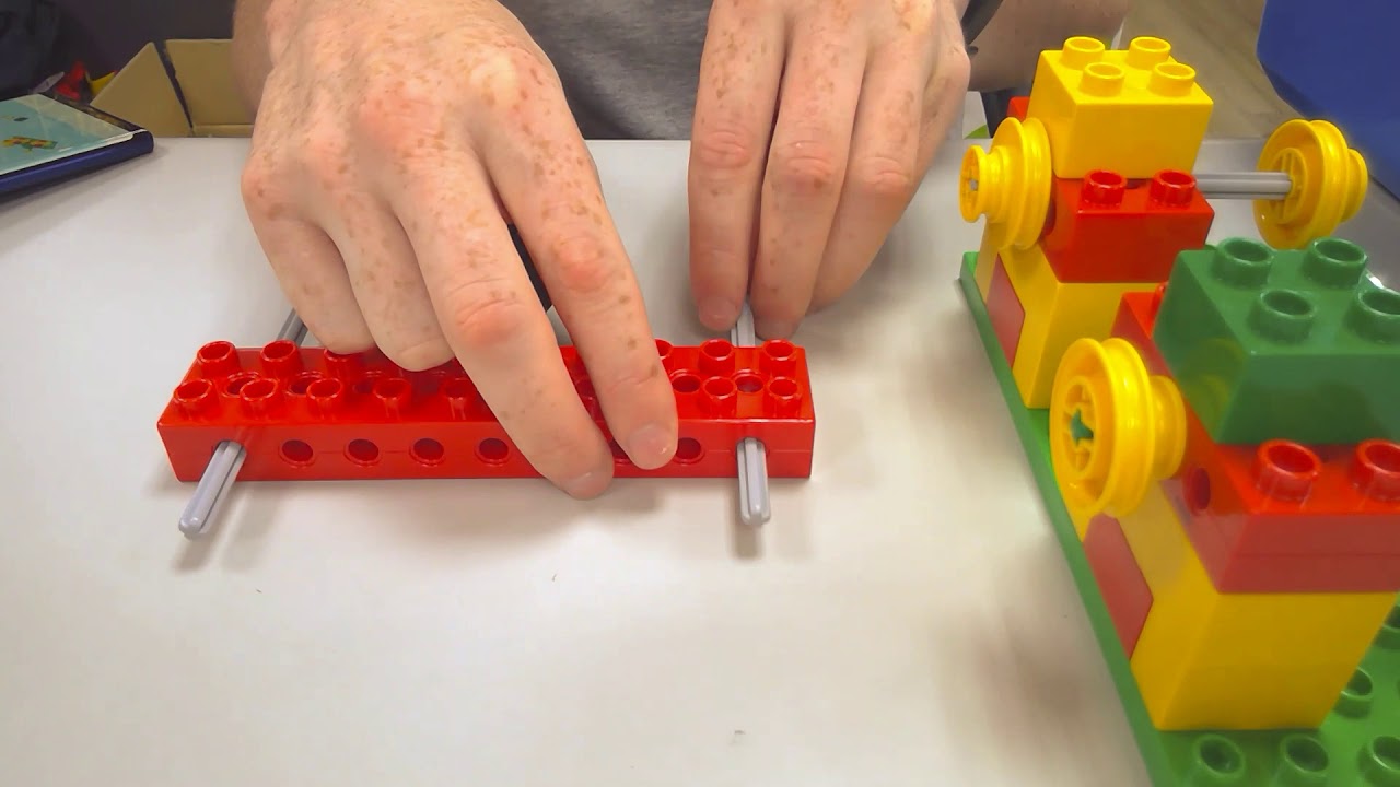 Lego Early Simple Machines Car Launcher - YouTube