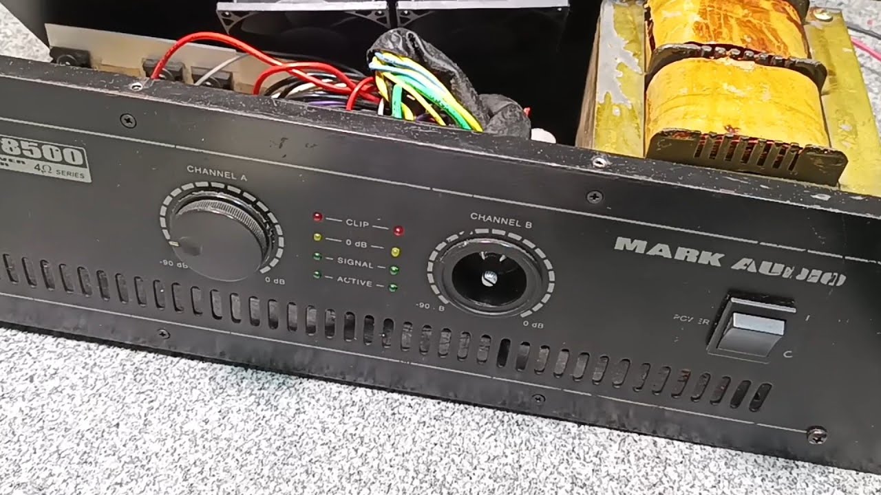 MARK ÁUDIO 8500 MAIS UMA ALTERAÇÃO FONTE PROBLEMÁTICA - YouTube