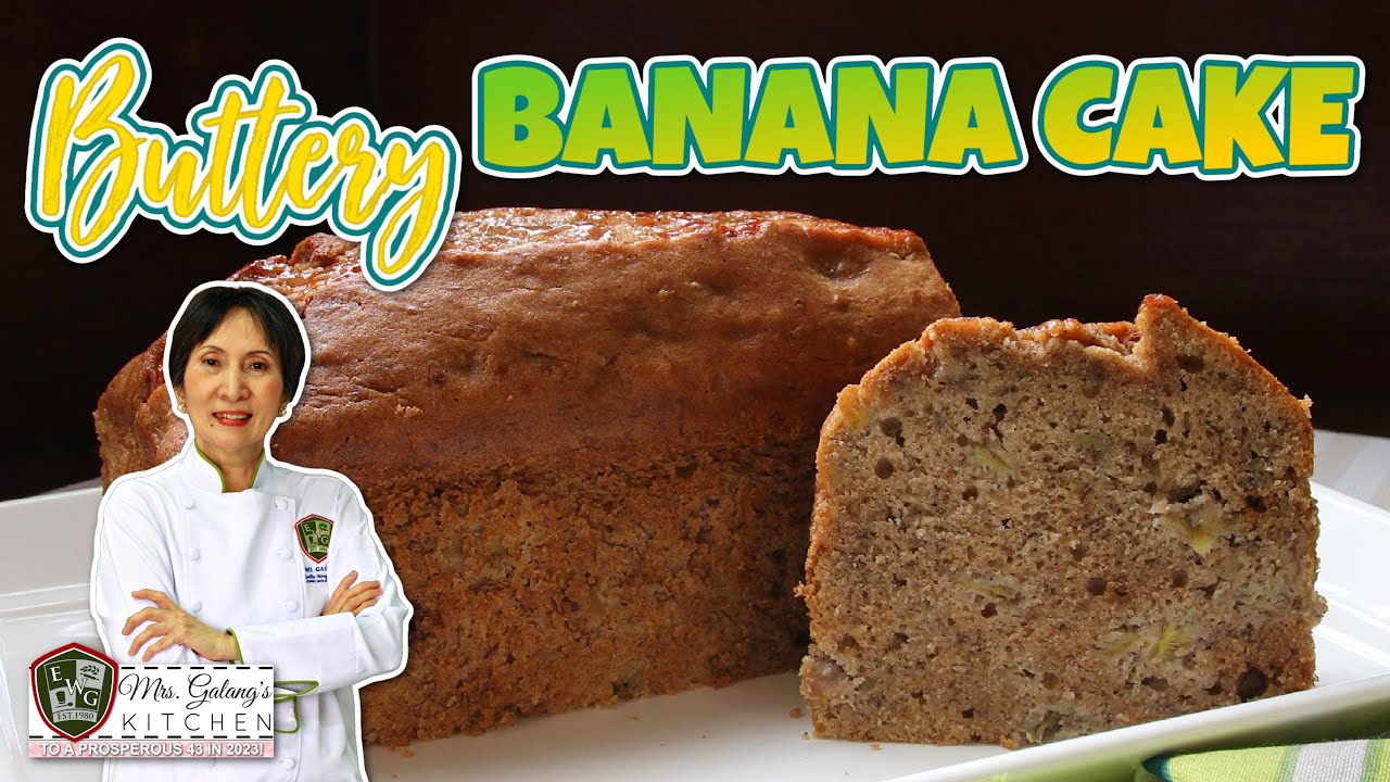 BUTTERY BANANA CAKE for the Slightly More Advanced Beginner Baker (Mrs ...