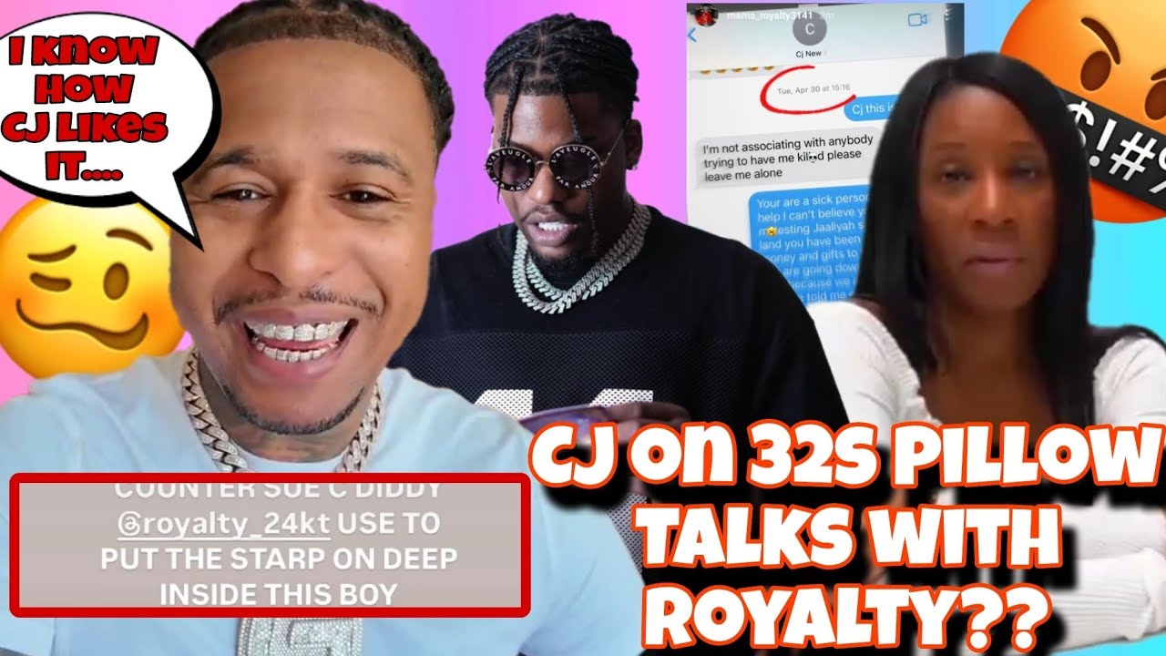 CJ ON 32s Pillow Talking with Royalty⁉️Mama Royalty Text CJ SO COOL‼️ ...