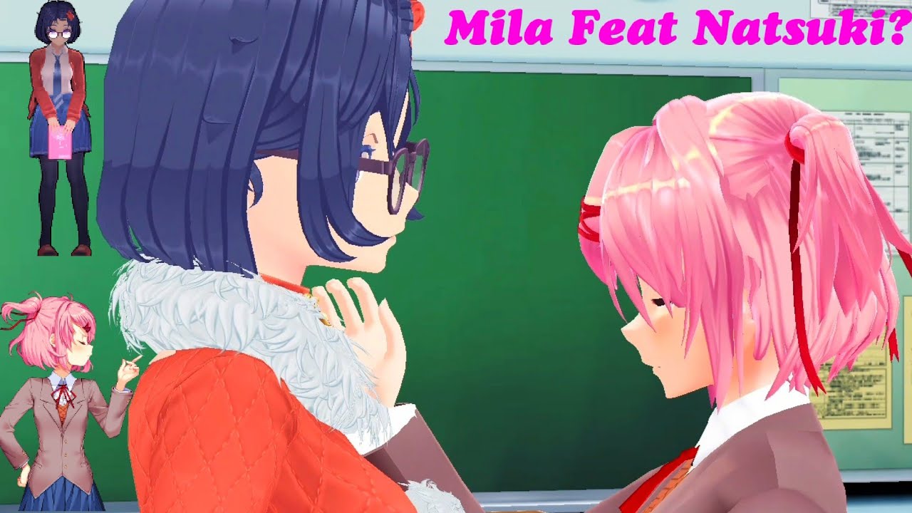 [ MISIDE X DDLC MMD ] Mila Yuri With Natsuki? | "Miside MMD Animation ...