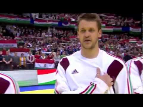 Hungarian Anthem in Novi Sad EHF EURO 2012