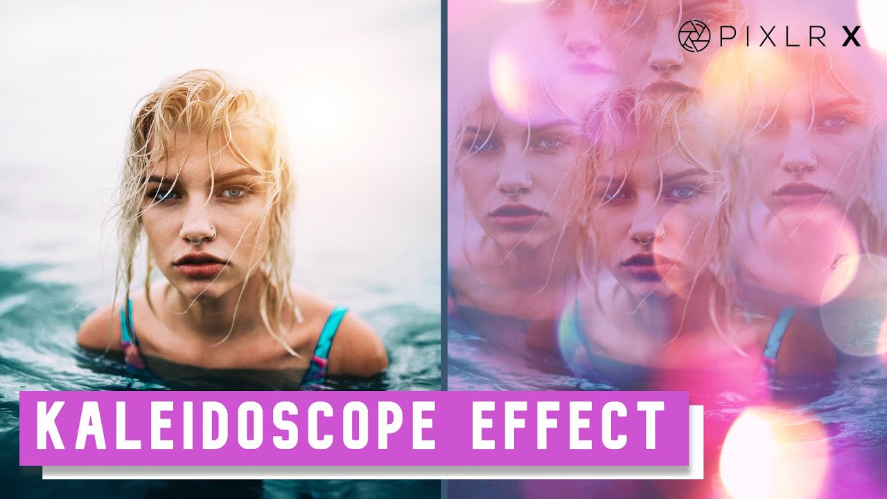 How to Create Kaleidoscope Effect With Pixlr X - YouTube