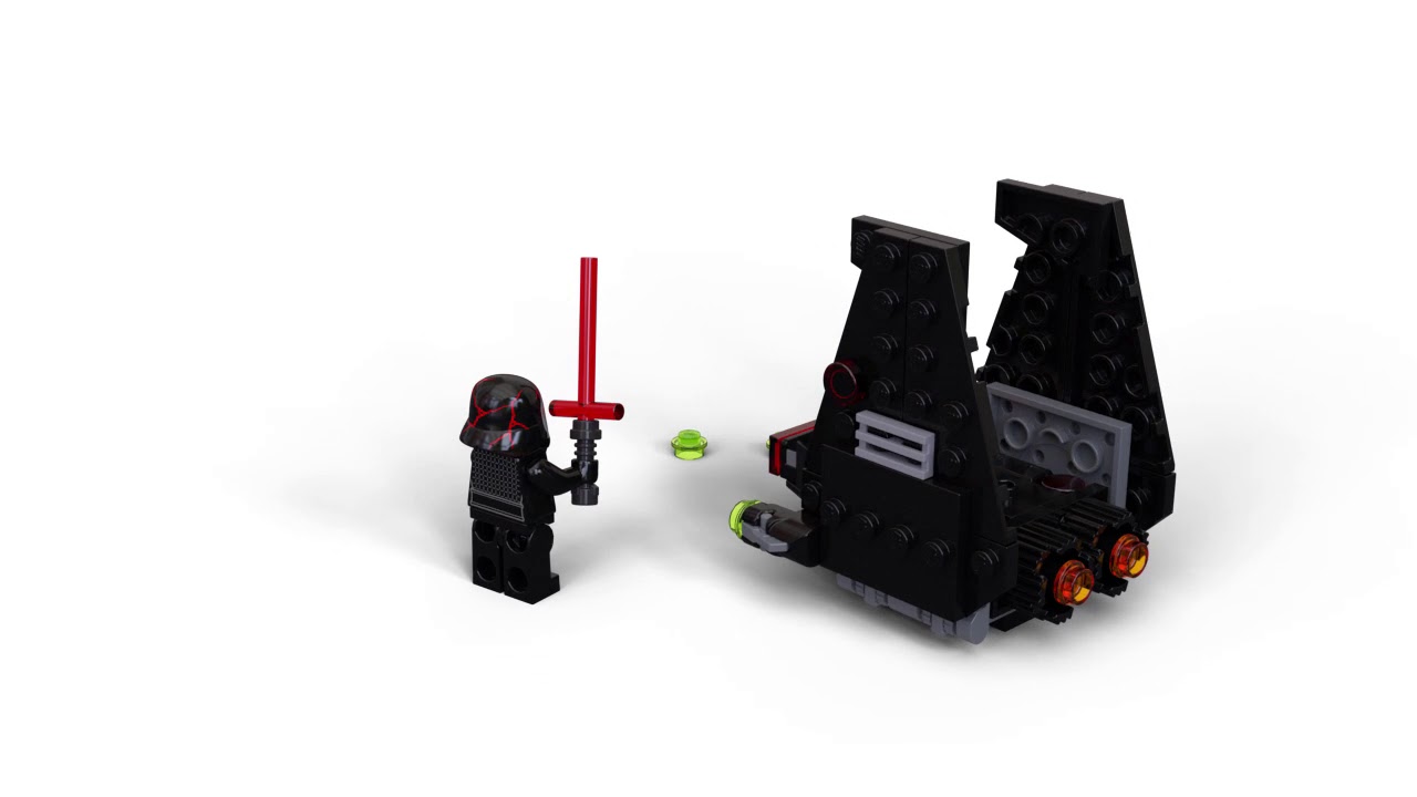 LEGO Star Wars Kylo Ren's Shuttle Microfighter (75264) - YouTube