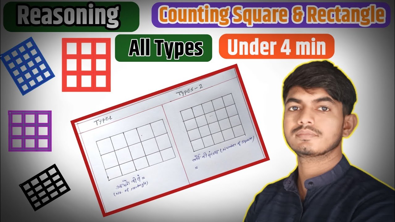 Counting figure/counting square/counting rectangle - YouTube