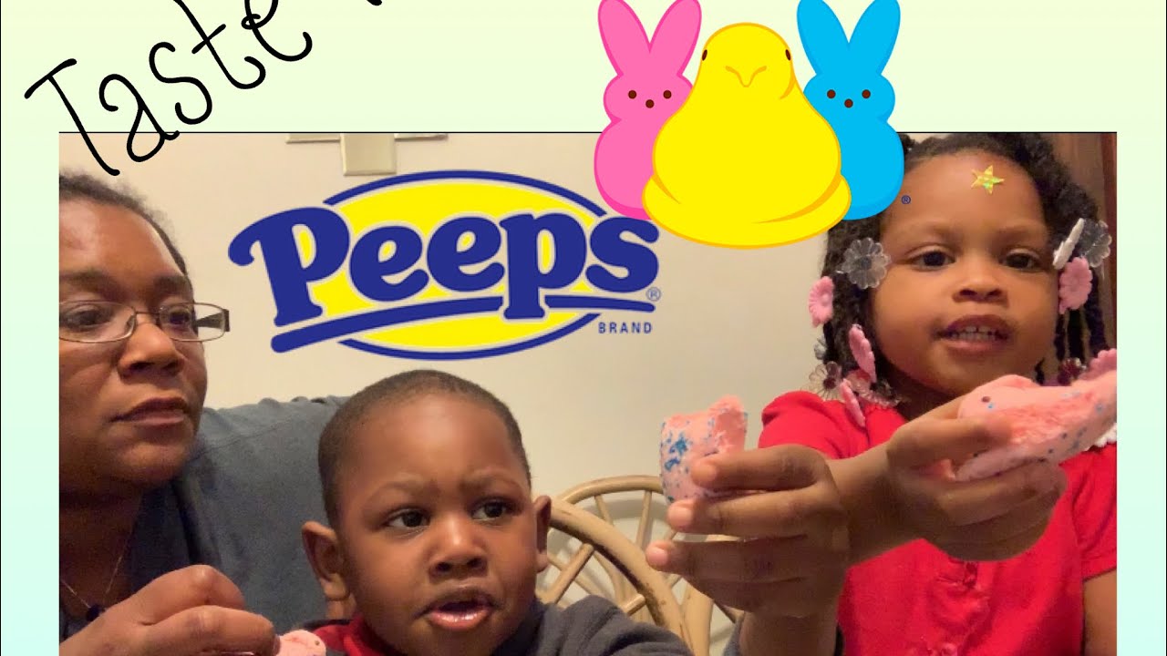 Peeps Taste Test with Dallas & Kori!! VEDA Day 15 - YouTube