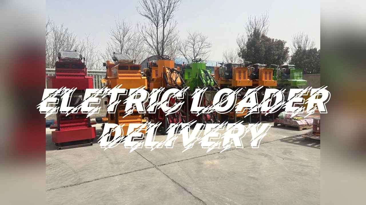 Hello everyone, 20 sets mini electric loader sent to Mr. Jack in Europe ...