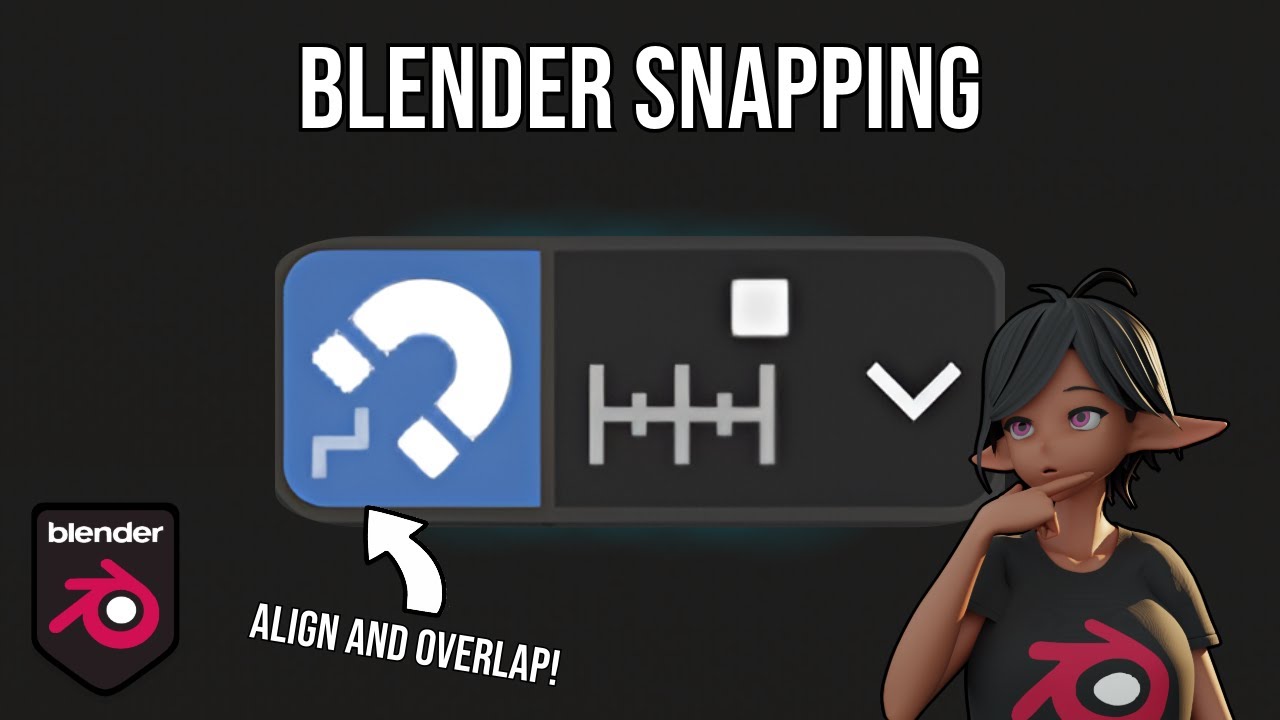 Align and Overlap in Blender 4.2 with Snapping! - YouTube