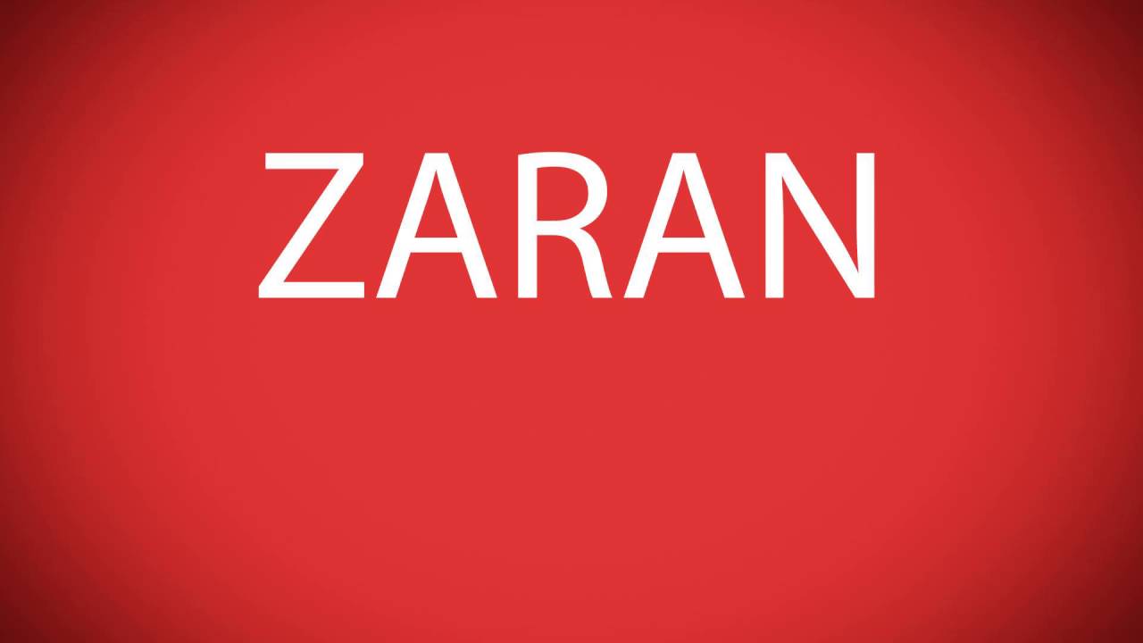 How to pronounce ZARAN [Marvel characters] - YouTube