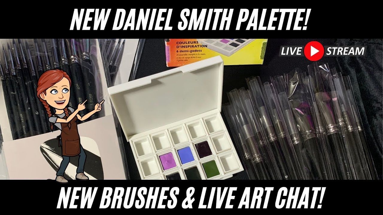 Trying Daniel Smith Colors of Inspiration Palette & new watercolor ...