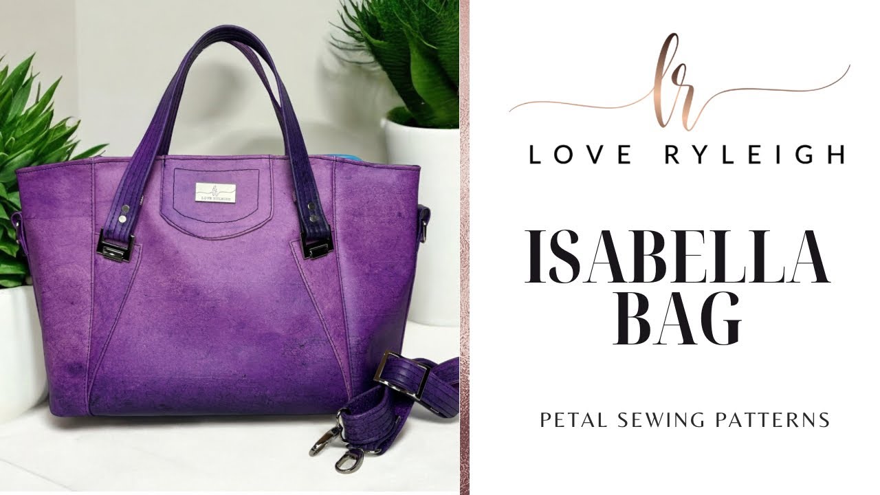 Sewing the Isabella Bag by Petal Designs. - YouTube