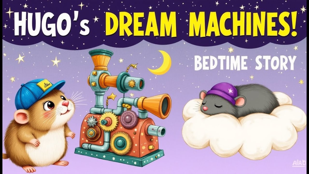 Hugo the Hamster's Dream Machines! Bedtime Story for Kids - YouTube