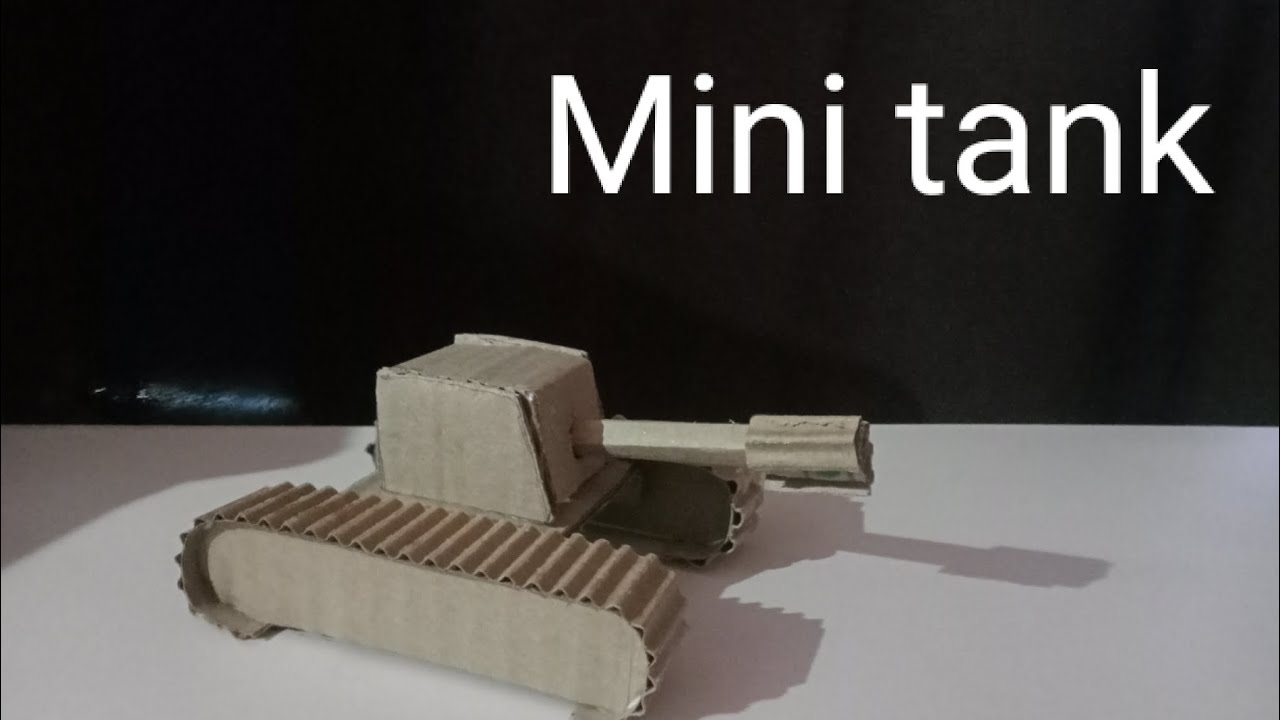 How to make tank out of cardboard ### Youtuber Maaz - YouTube