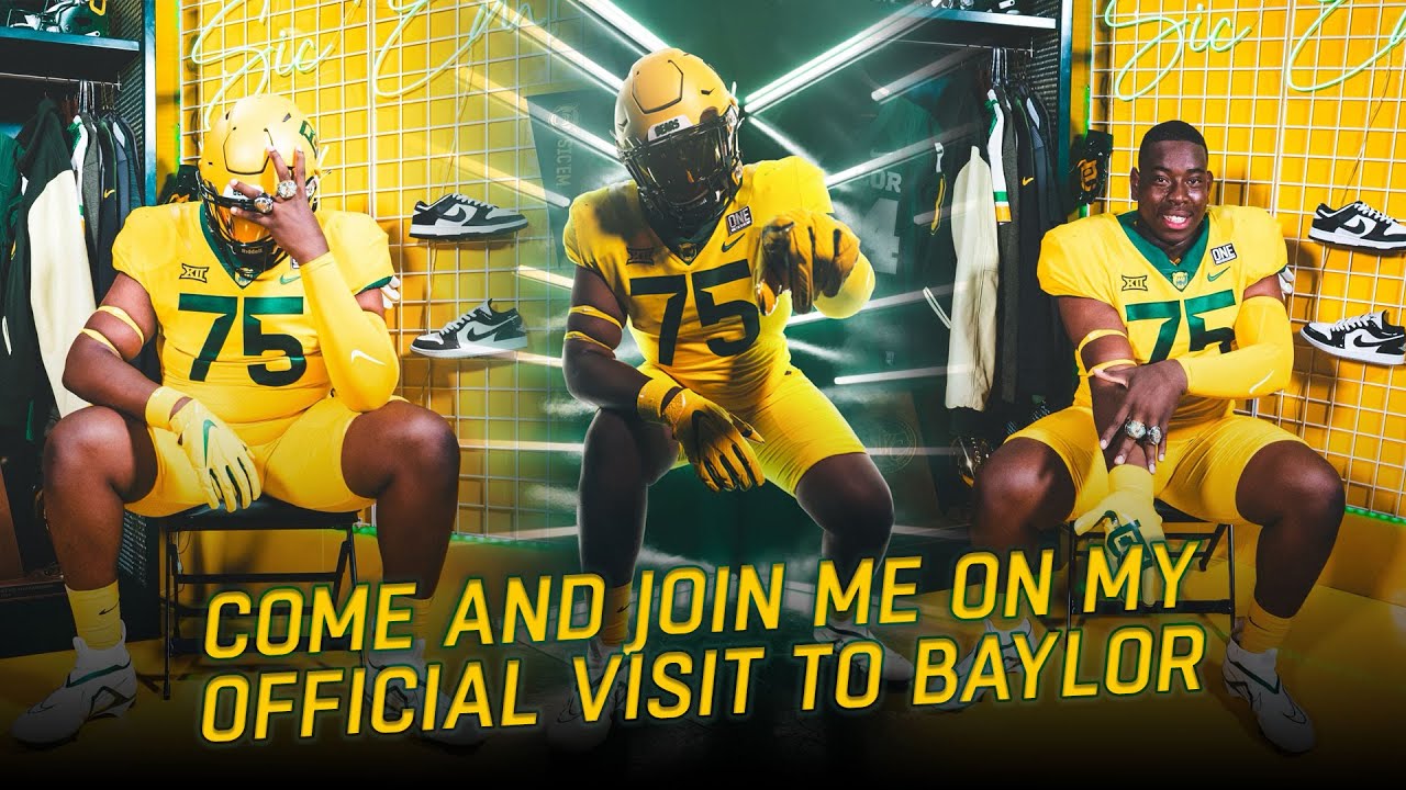 Come and Join me on my official visit to Baylor - YouTube