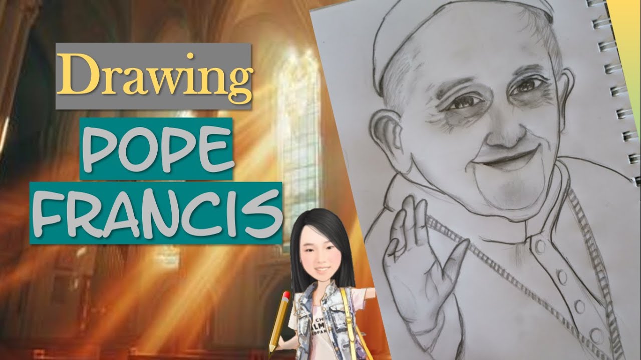 NEW 👍| How to Draw Pope Francis ️ ️ - YouTube