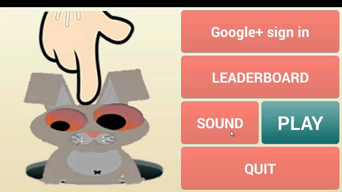 Smash the crazy rabbit android game - YouTube