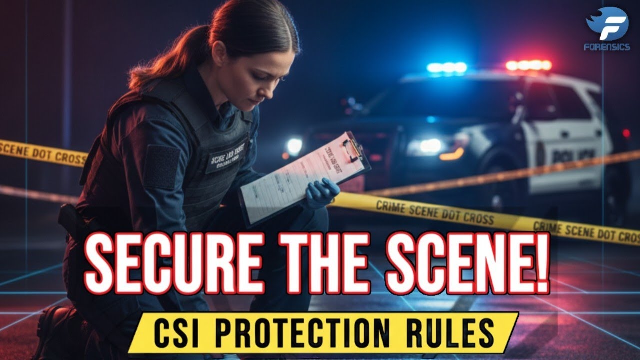 How to Secure a Crime Scene Like a Pro! CSI Protection Guide ...