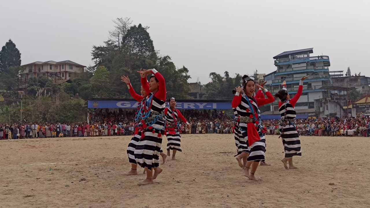 Energetic girl dance-Itanagar, Arunachal Pradesh/nyishi tribe festival ...