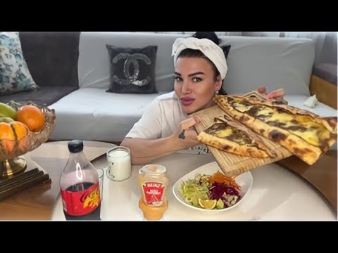 1 BUÇUK PORSİYON KIYMALI PİDE YEDİM”GÜLŞEN #mukbang #asmr #keşfet #gülşen