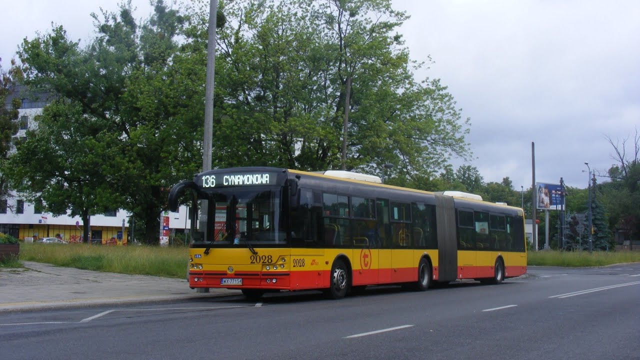 Solbus Solcity SM18 #2028 na linii 6/136 - YouTube