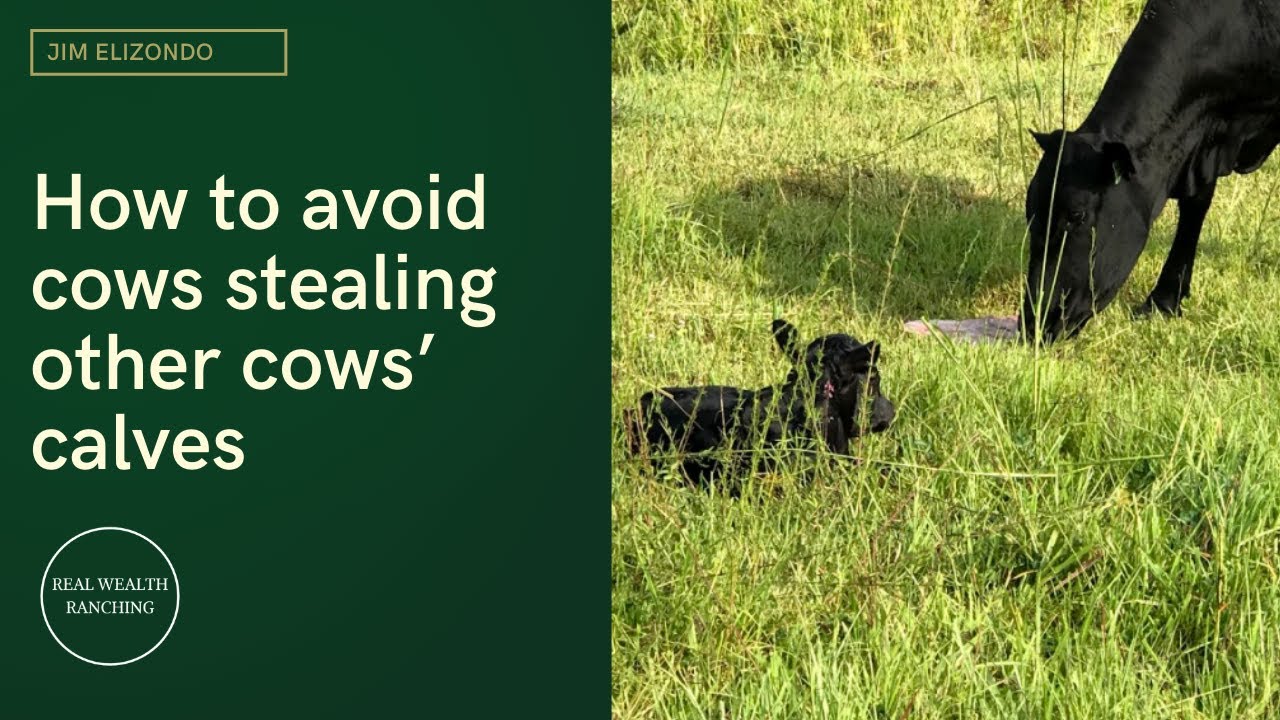 How to avoid cows stealing other calves - Jaime Elizondo - YouTube