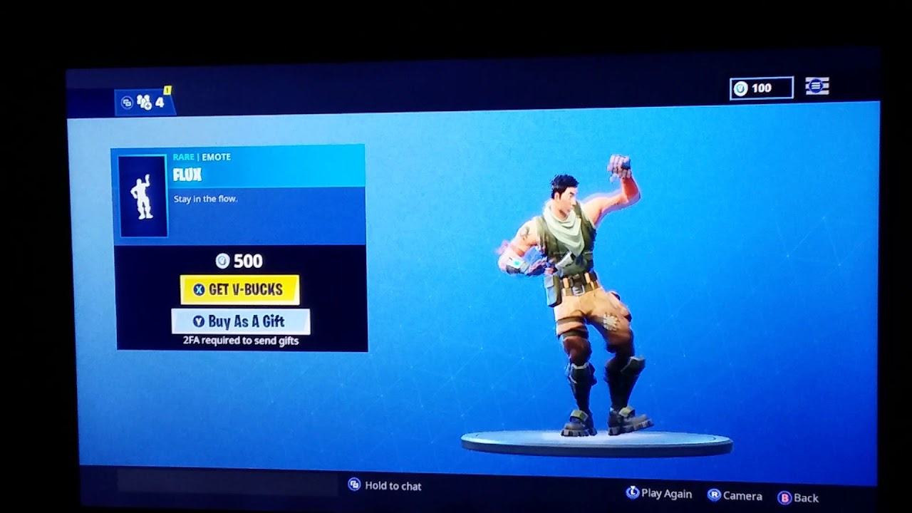 Fortnite flux emote - YouTube