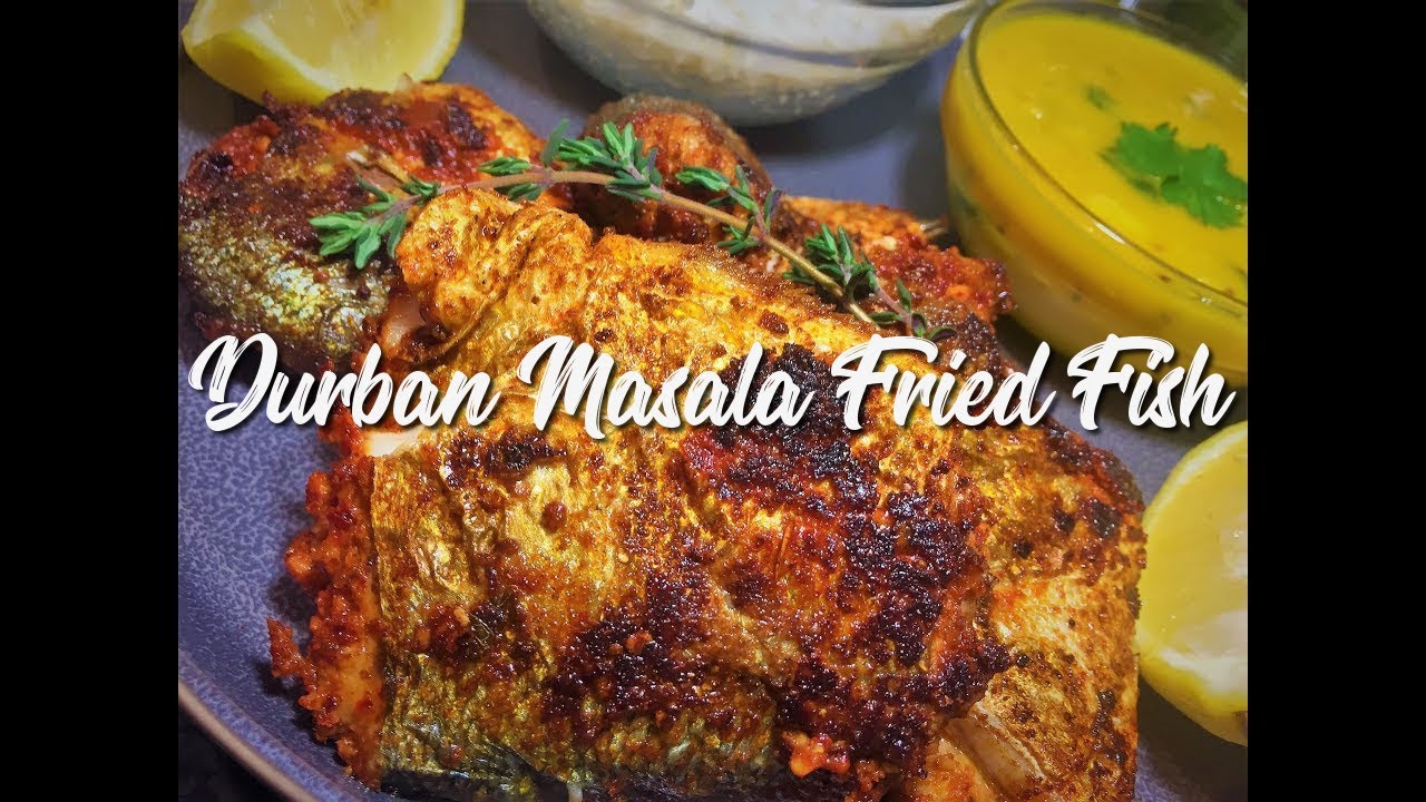 Durban Masala Fried Fish Recipe | South African Recipes | Step By Step ...