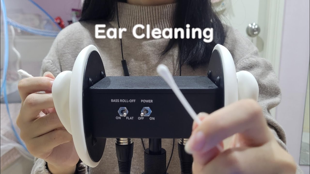 ASMR| Deep Inner Ear Cleaning with Cotton Swab (No Talking) - YouTube