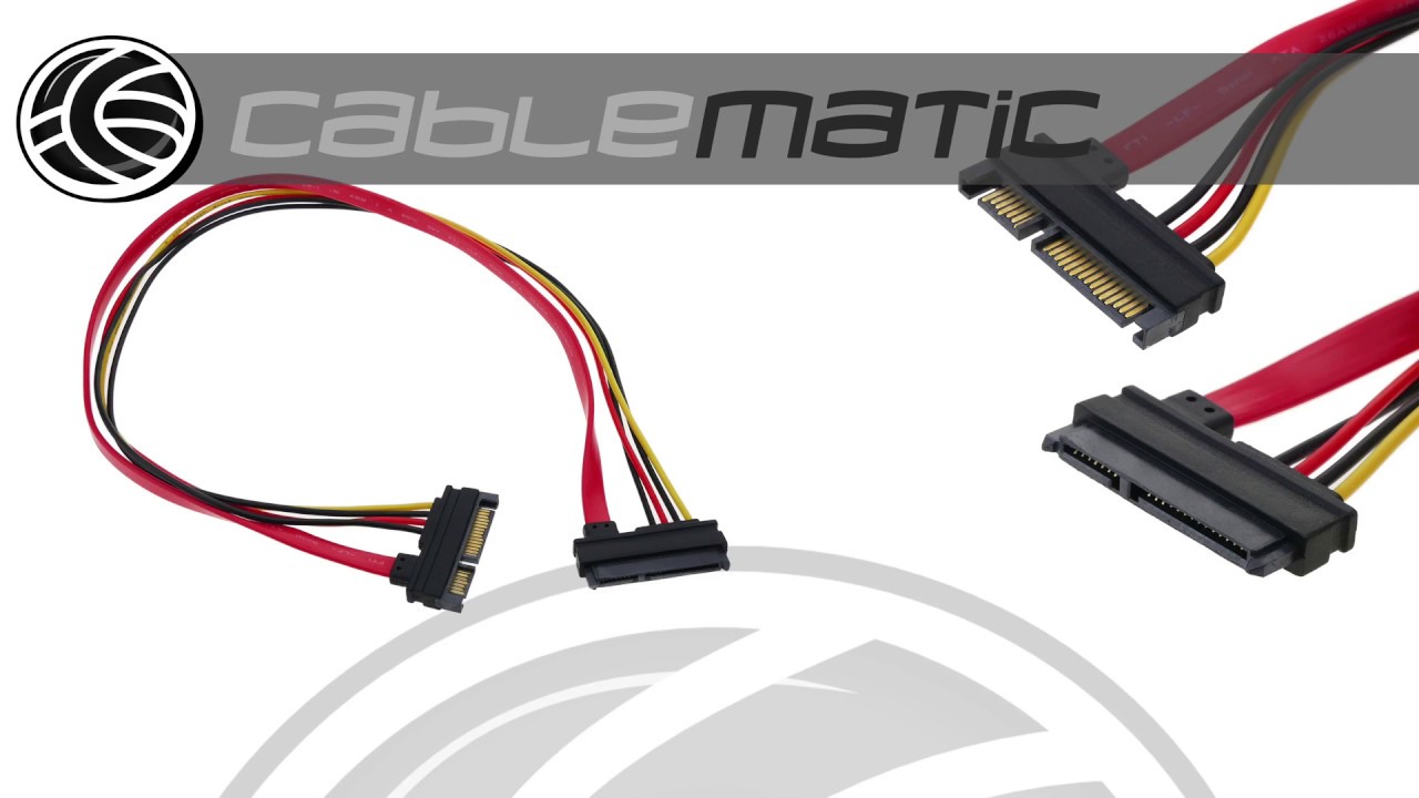 Cable SATA Datos+Alimentación 7P15P M/H de 50cm distribuido por ...